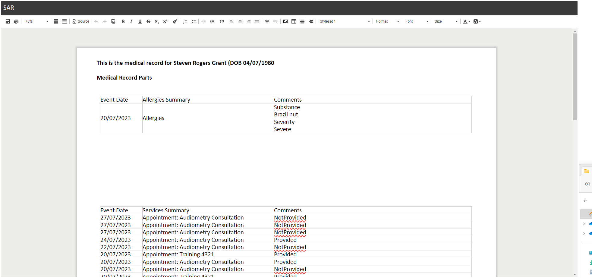 Subject Access (SAR) Requests – Meddbase Help Center
