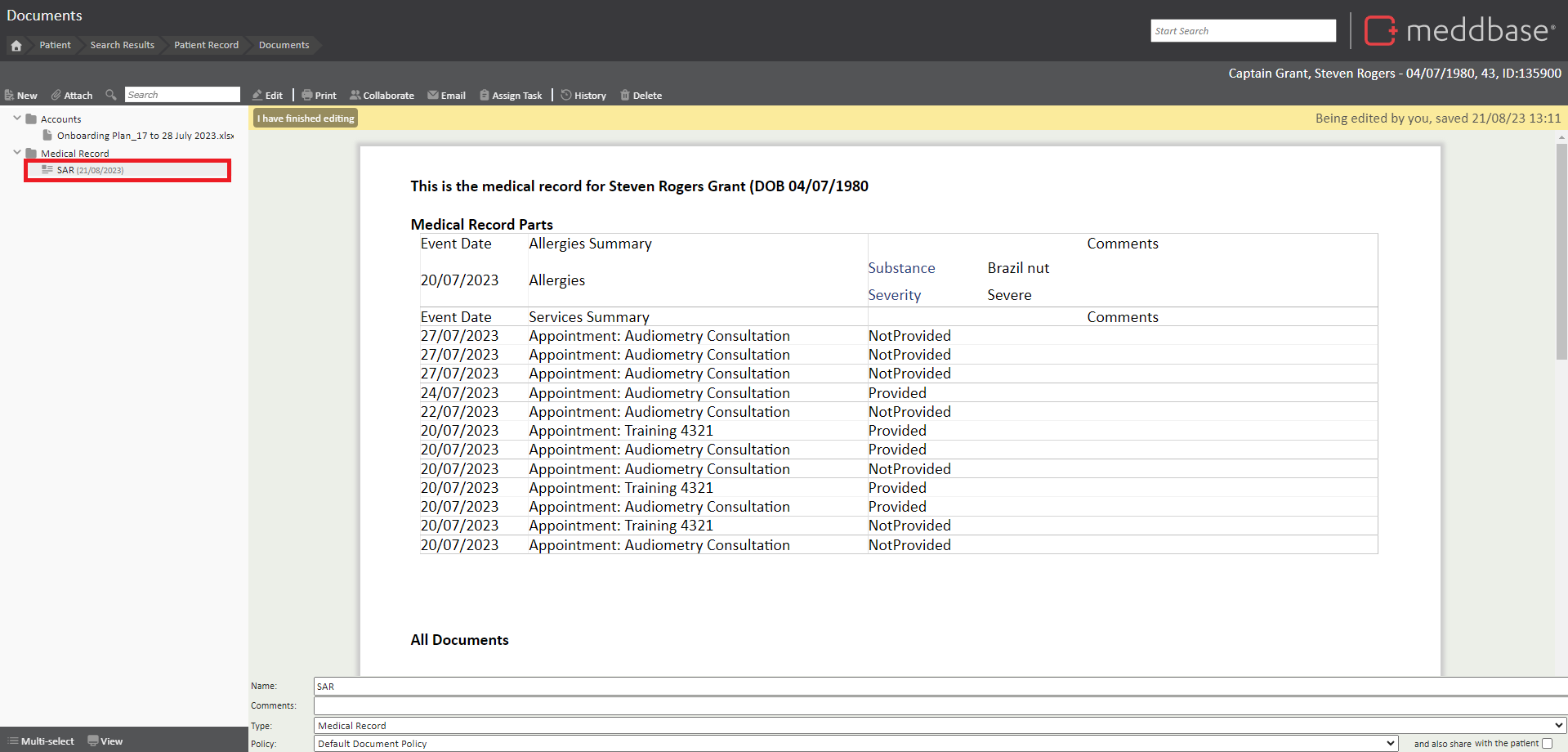 Subject Access (SAR) Requests – Meddbase Help Center