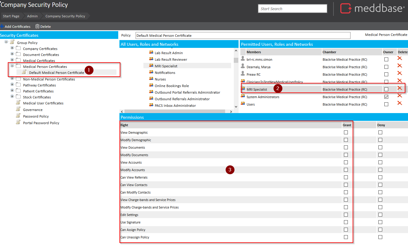 Security Policy - Medical User Certificates – Meddbase Help Center