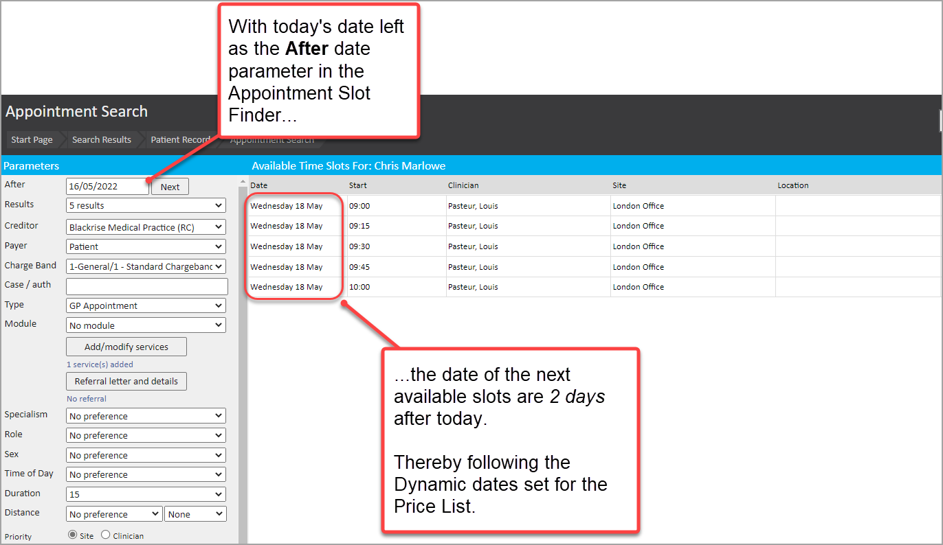 Working With Dynamic Date Range Filters For Billing Rules Meddbase 